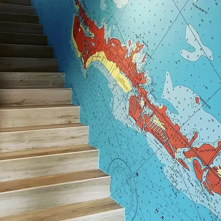 Nautical Chart Map Wallpaper